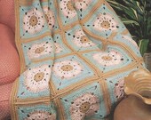 Desert Flower Afghan Pattern Annie's Crochet Quilt & | Etsy