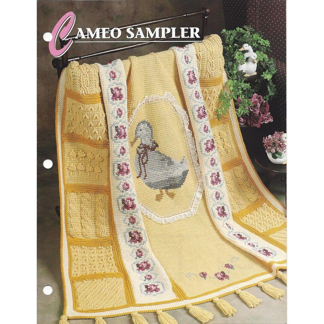 Cameo Sampler Crochet Afghan Pattern Annie's Quilt & Afghan Pattern ...