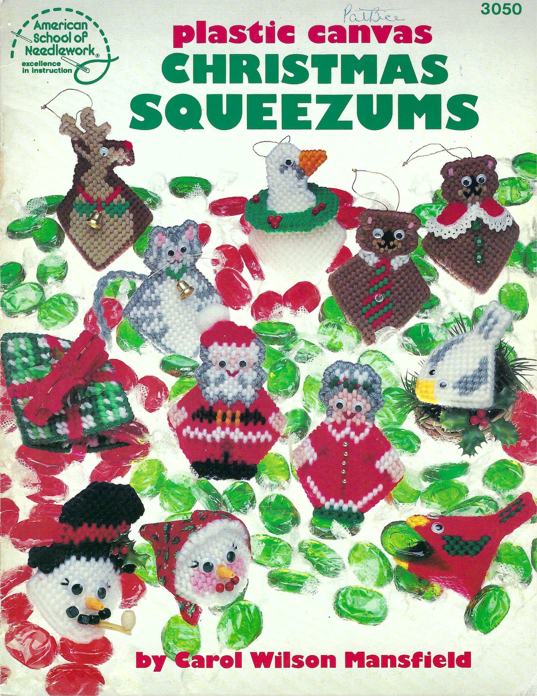 Christmas Squeezums Plastic Canvas Pattern Book/american - Etsy