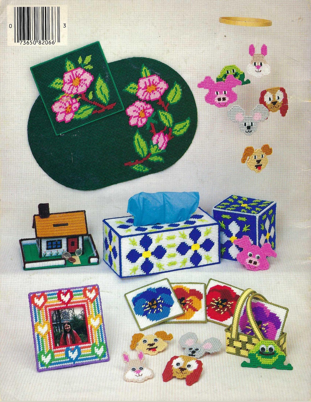 Fun With Plastic Canvas Pattern Book/coats & Clark #5950-01 - Etsy