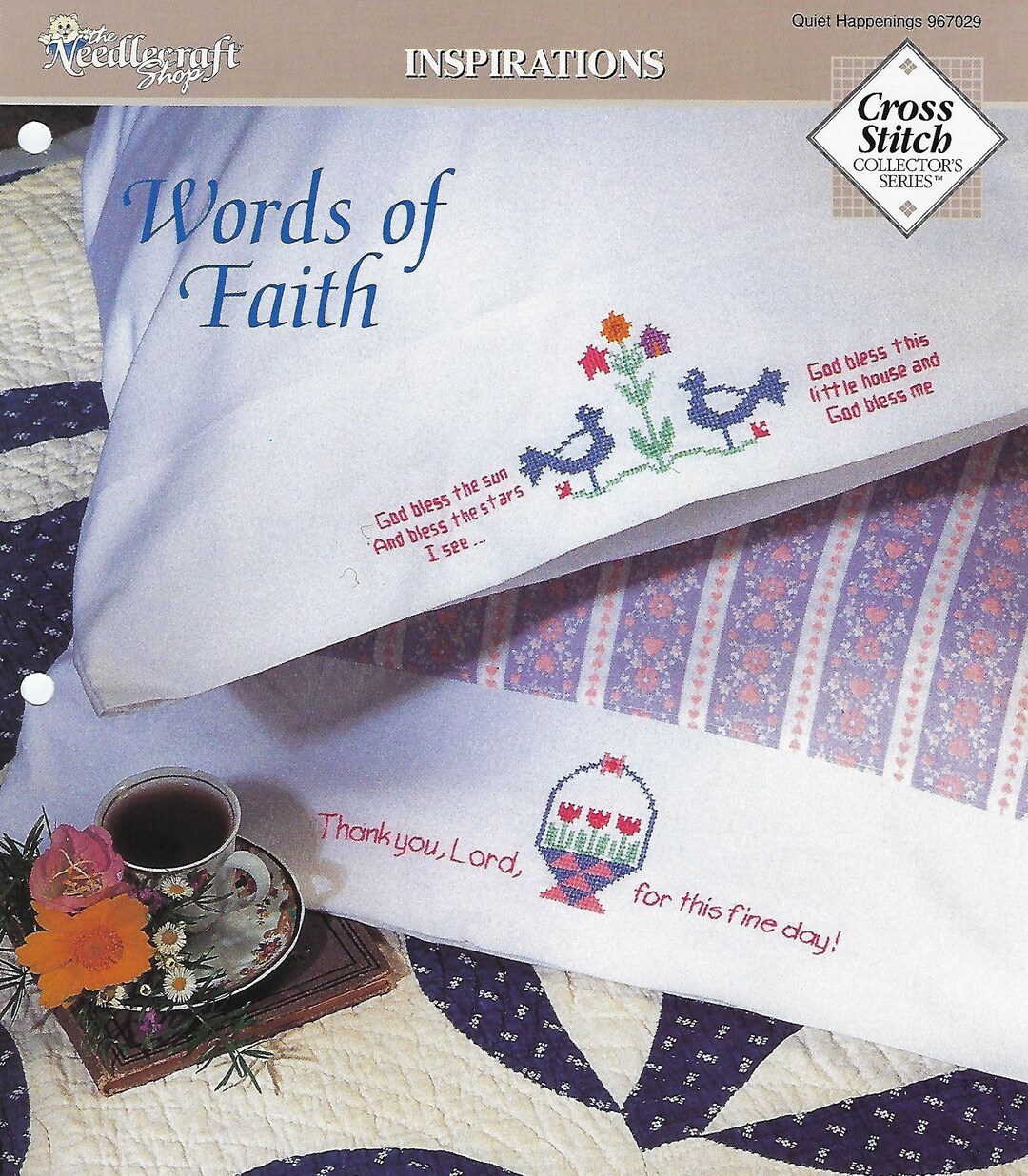 Words of Faith Cross Stitch Pattern/the Needlecraft Shop Cross Stitch ...