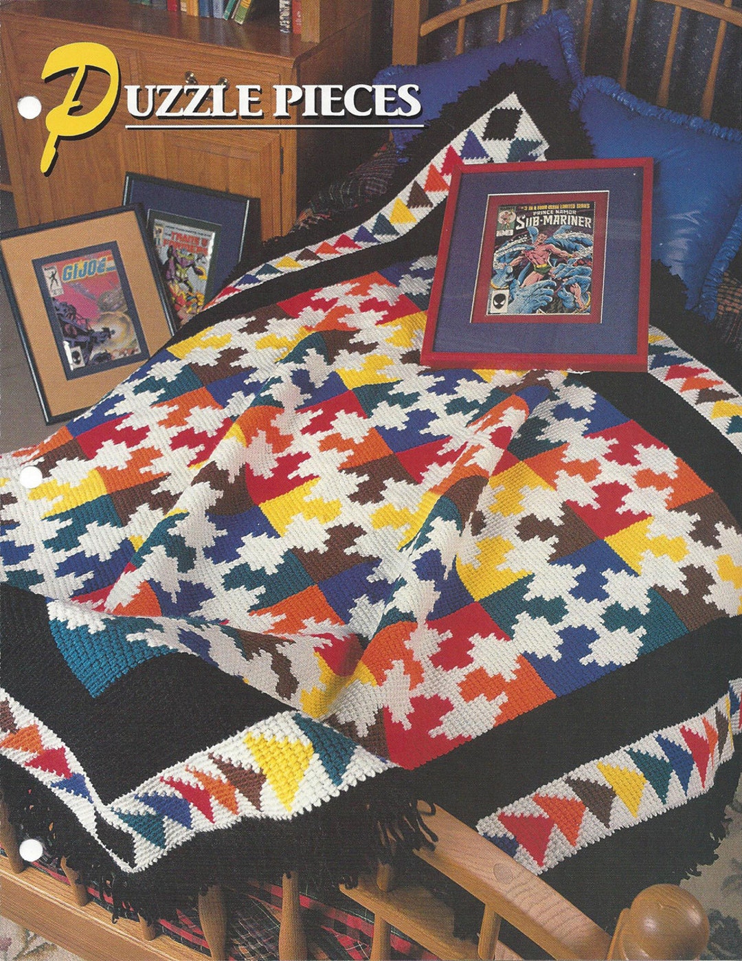 Puzzle Pieces Crochet Afghan Pattern/annie's Crochet Quilt & Afghan ...
