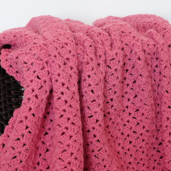 Pink Afghan - Etsy