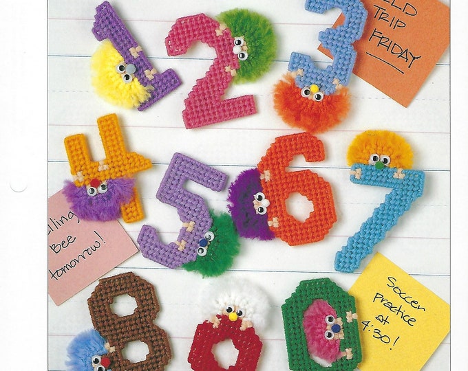 Number Pals Plastic Canvas Pattern/leisure Arts All Stars - Etsy