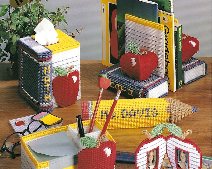 Apples for the Teacher Plastic Canvas Pattern Book/american School of ...
