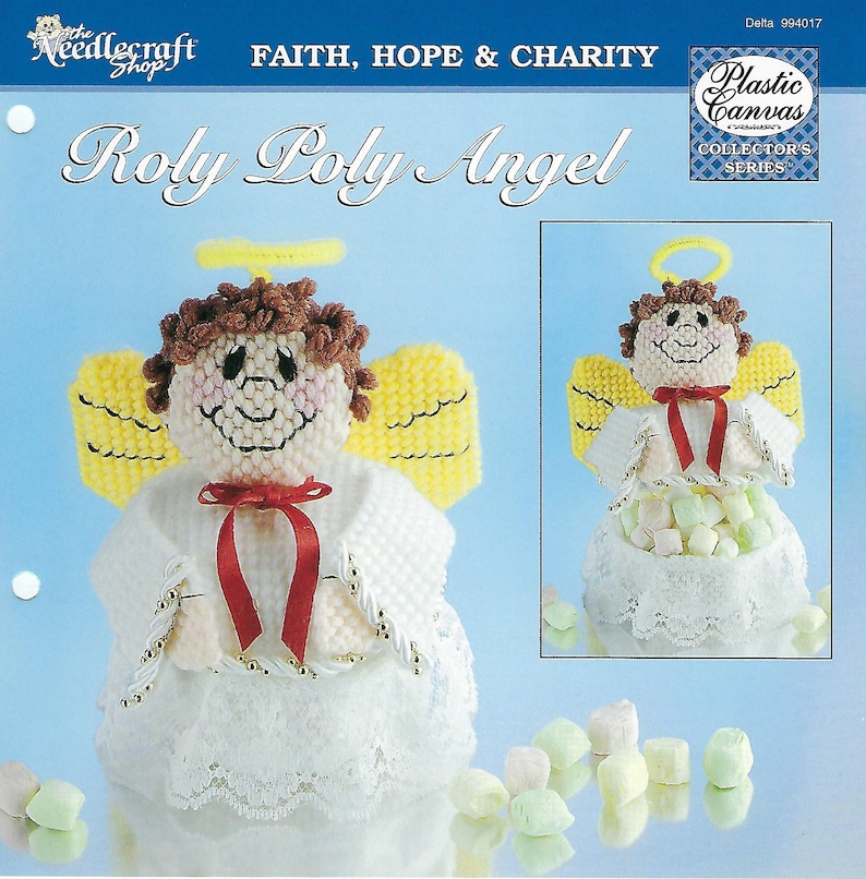 Roly Poly Angel Plastic Canvas Pattern/the Needlecraft Shop - Etsy