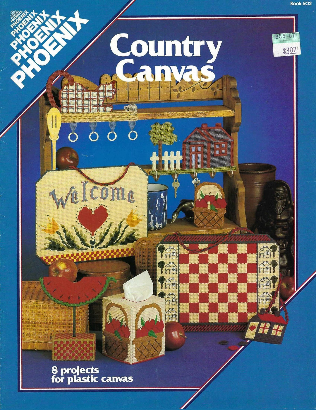 Country Canvas Plastic Canvas Pattern/phoenix #602/home Decor - Etsy