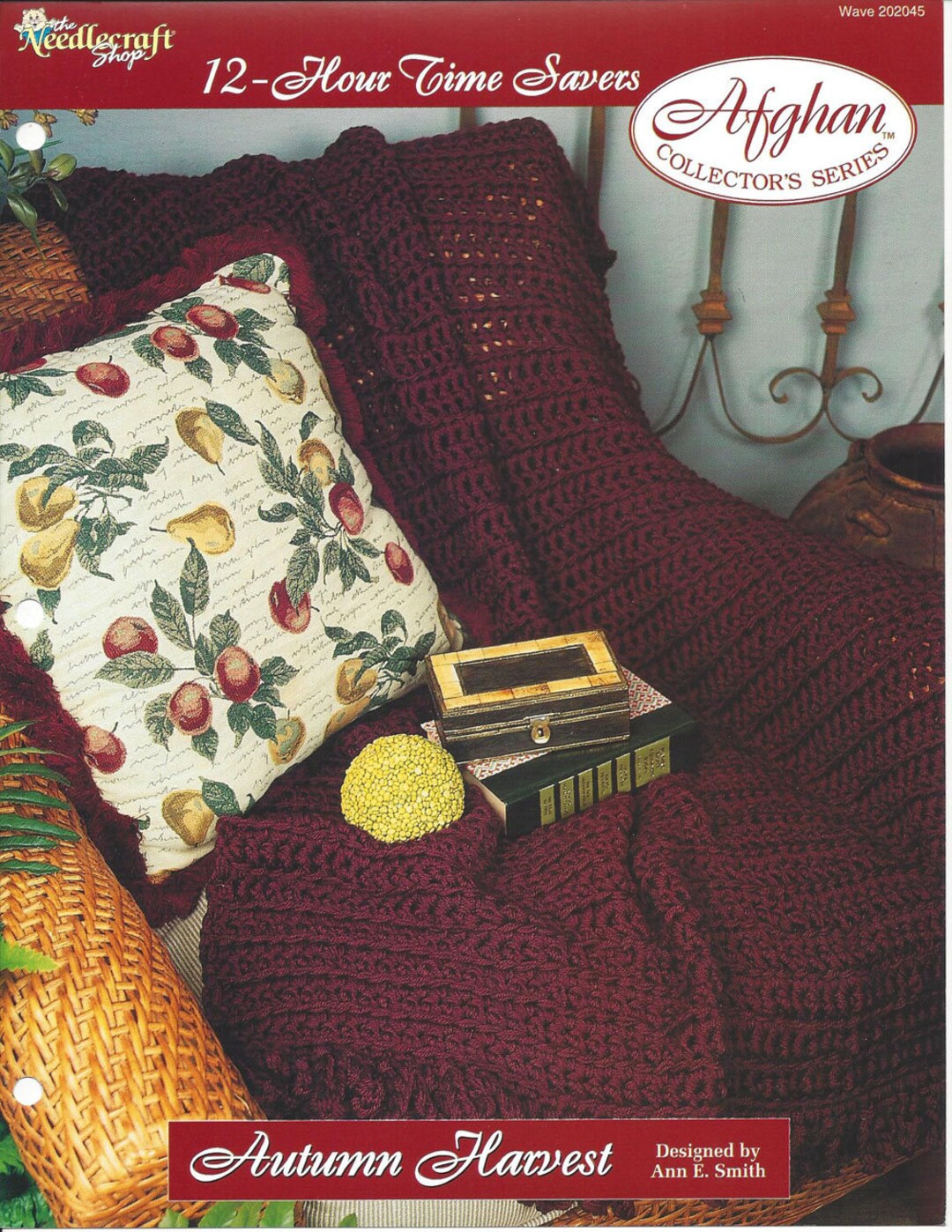 Autumn Harvest Crochet Afghan Pattern/the Needlecraft Shop - Etsy