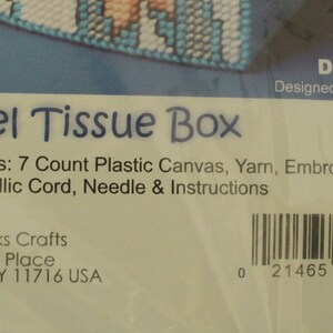 Angel Tissue Box Plastic Canvas Pattern Kit - Design Works Crafts - Etsy