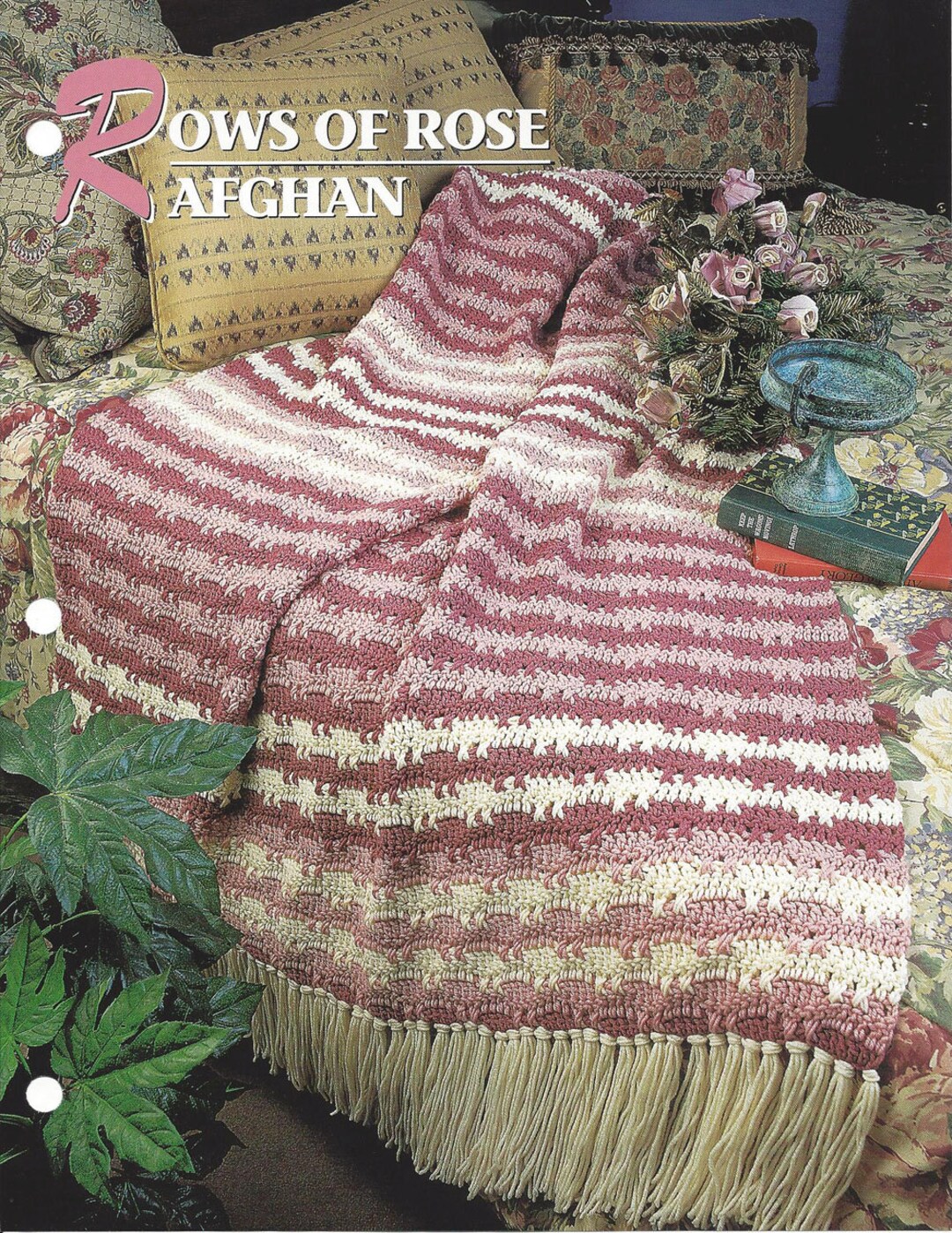 Rows of Rose Afghan Crochet Pattern/annie's Crochet Quilt & Afghan ...