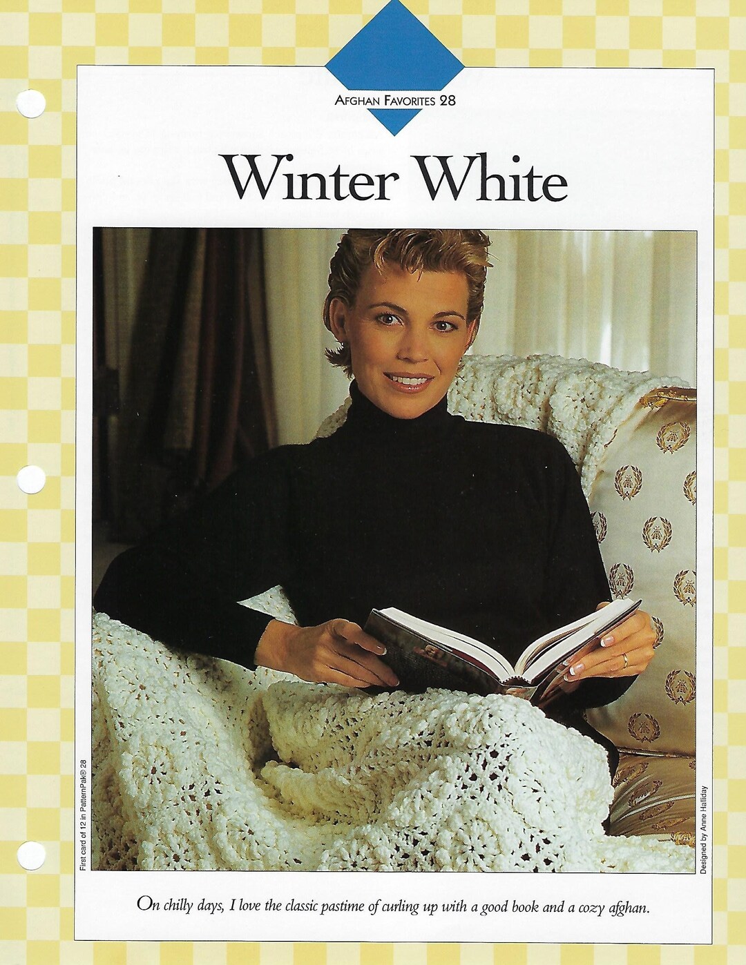 Winter White Crochet Afghan Pattern/vanna's Afghan & Crochet Favorites ...