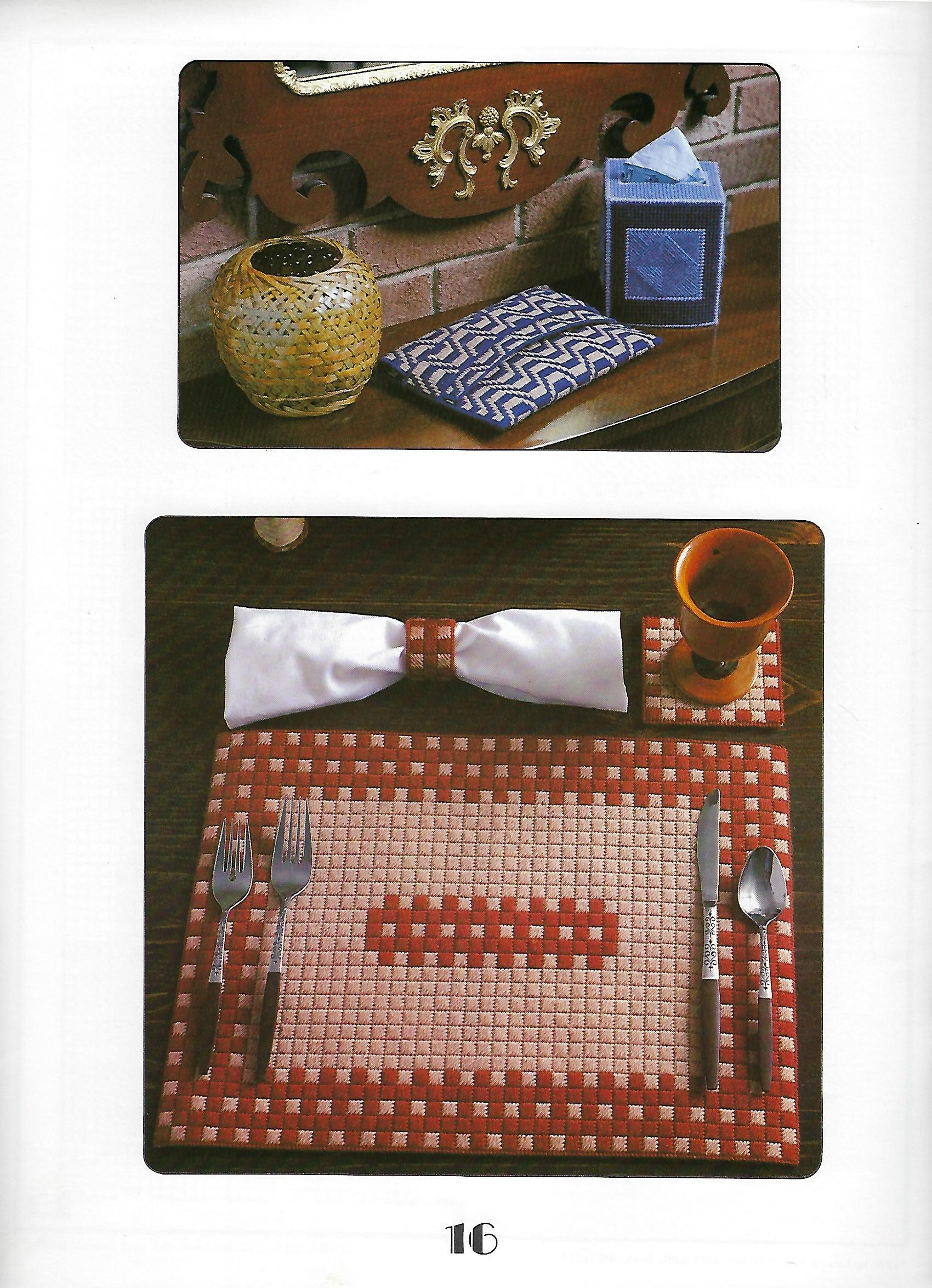 Needlepoint Projects Plastic Canvas Pattern Book Leisure - Etsy