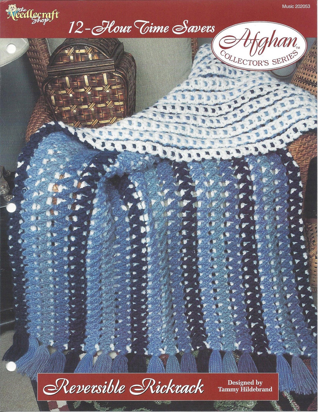 Reversible Rickrack Crochet Afghan Pattern/the Needlecraft Shop - Etsy