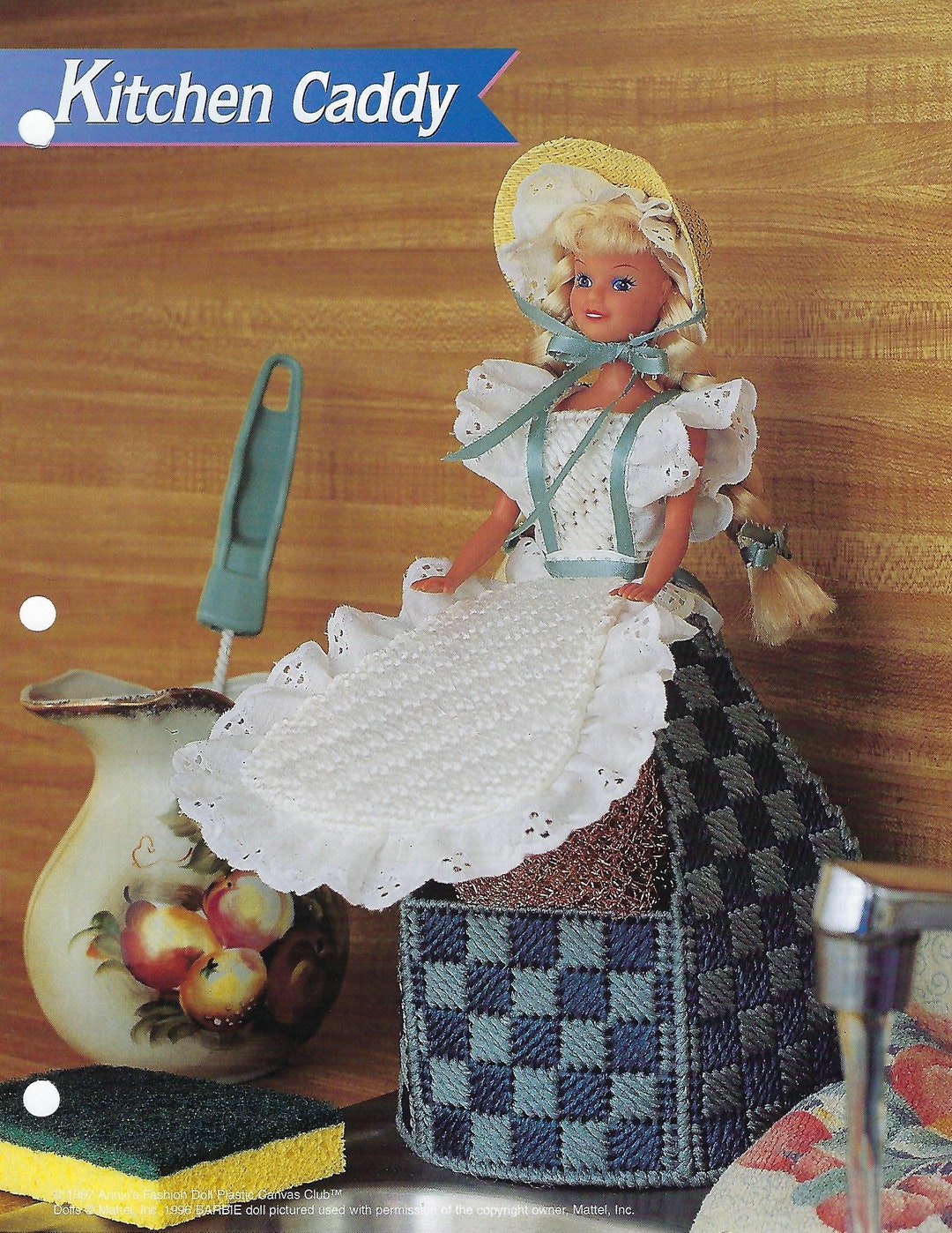 Kitchen Caddy Plastic Canvas Pattern/annie's Fashion Doll - Etsy
