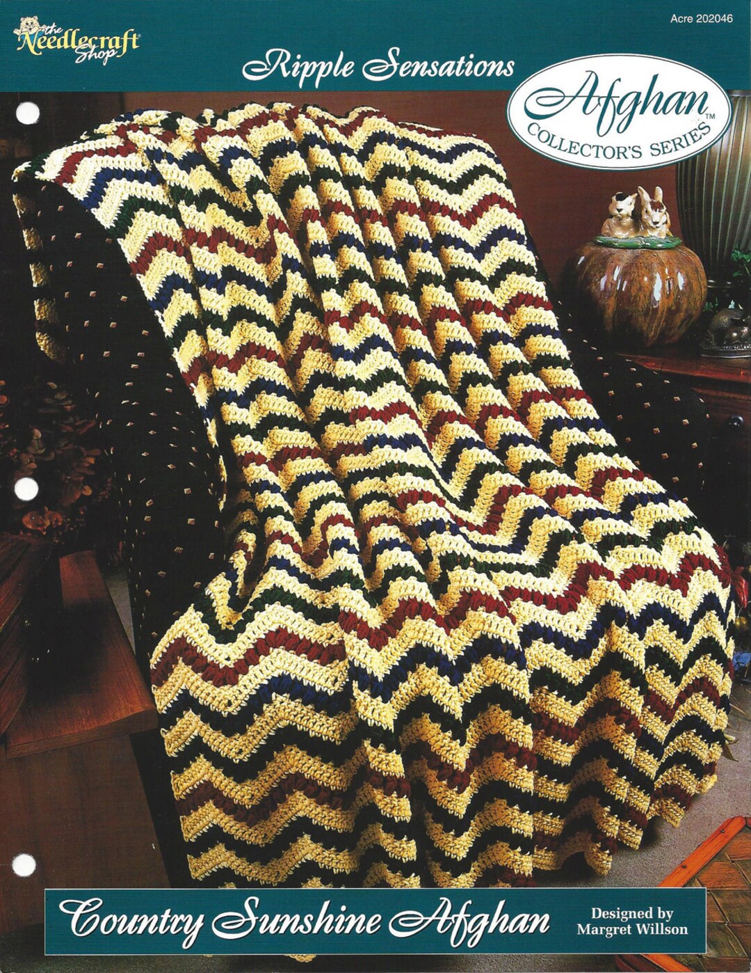 Country Sunshine Afghan Crochet Pattern/the Needlecraft Shop - Etsy