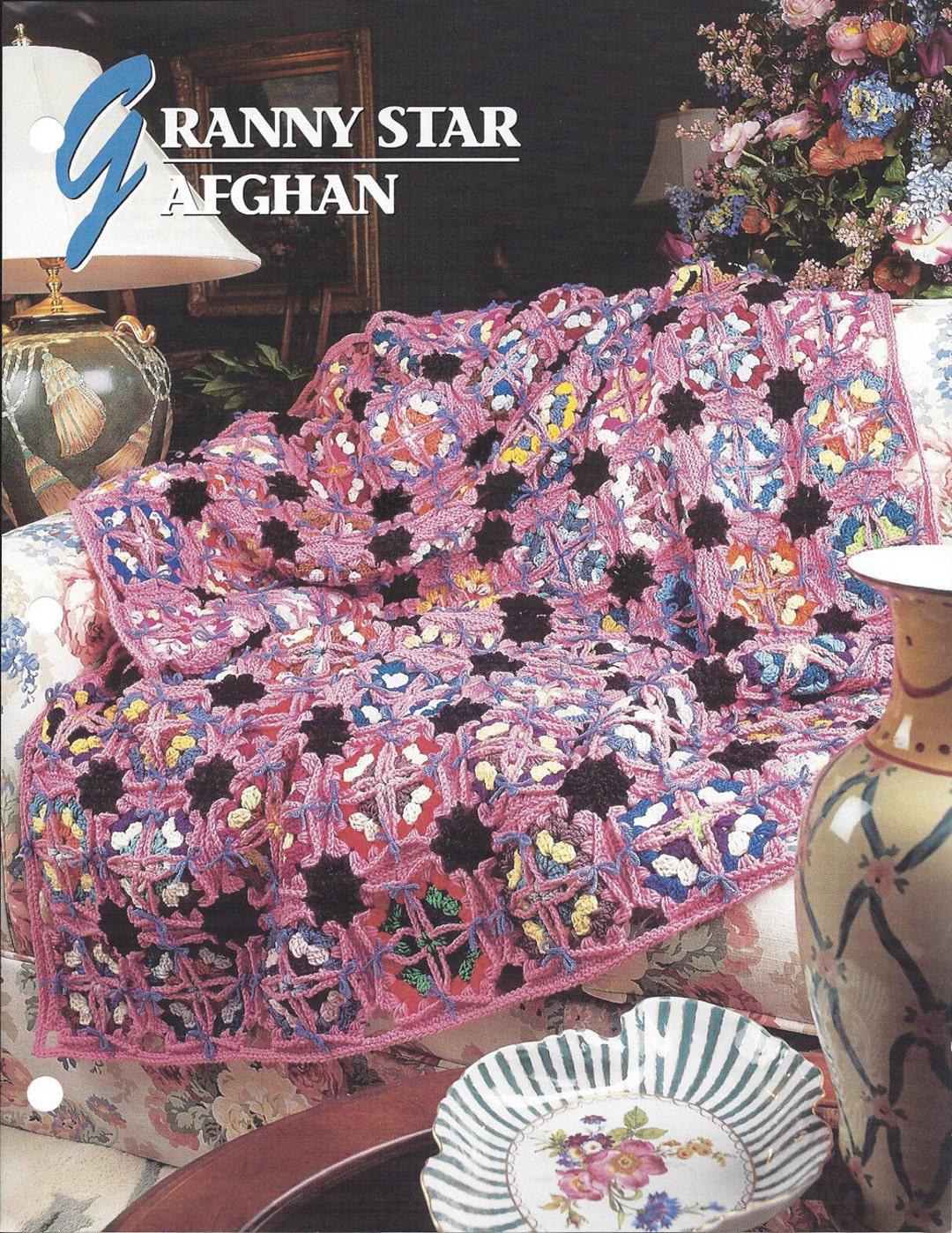 Granny Star Afghan Crochet Pattern/annie's Crochet Quilt & Afghan ...