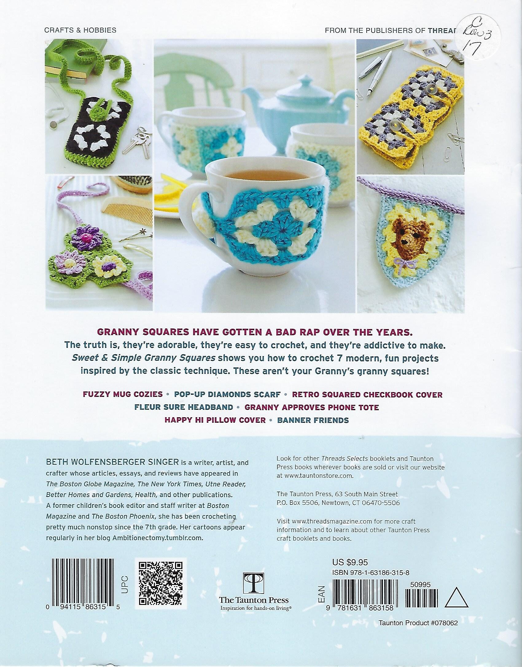 Sweet & Simple Granny Squares Crochet Pattern Book Diamond | Etsy