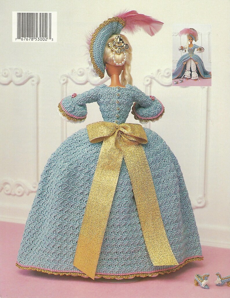Crochet Pattern 1775 French Court Dress Crochet Collector | Etsy