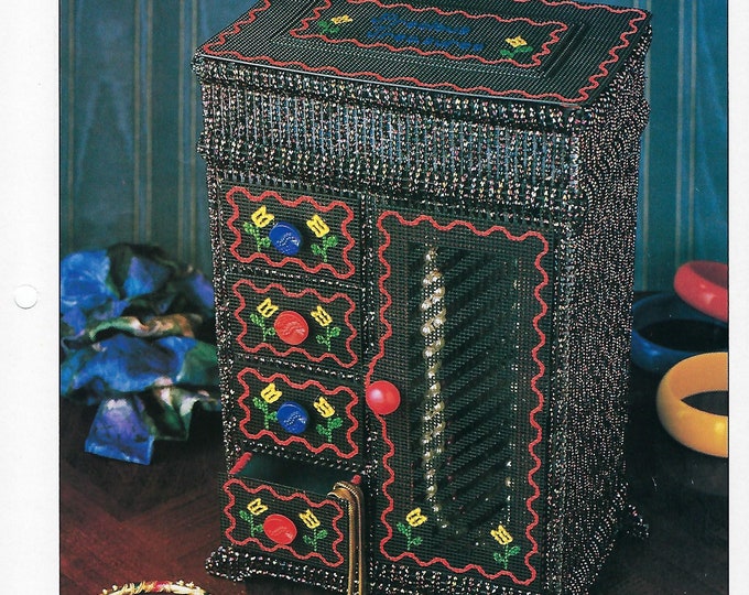 Precious Jewelry Box Plastic Canvas Pattern, Annie's International ...