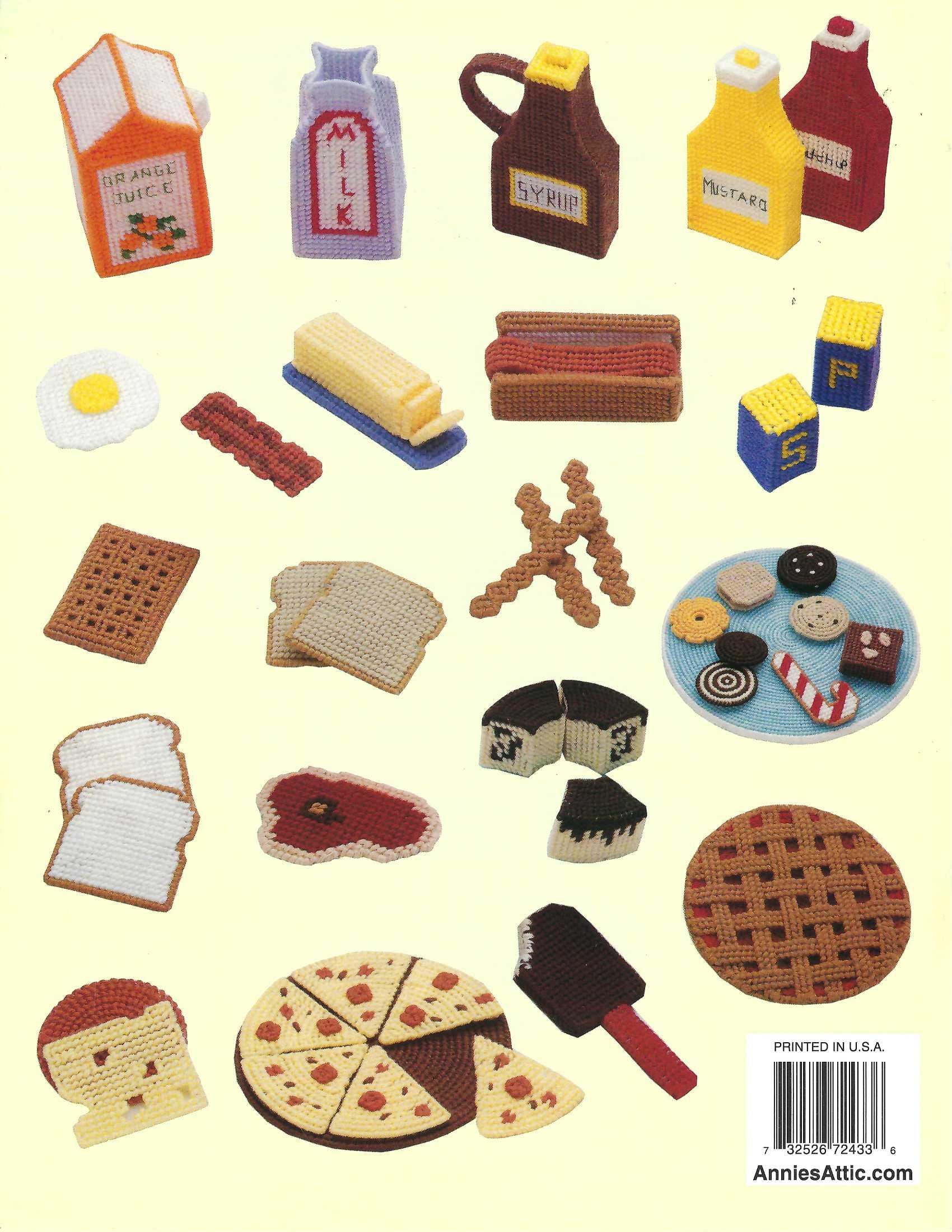 Playtime Food Plastic Canvas Pattern Book Annie's Attic - Etsy
