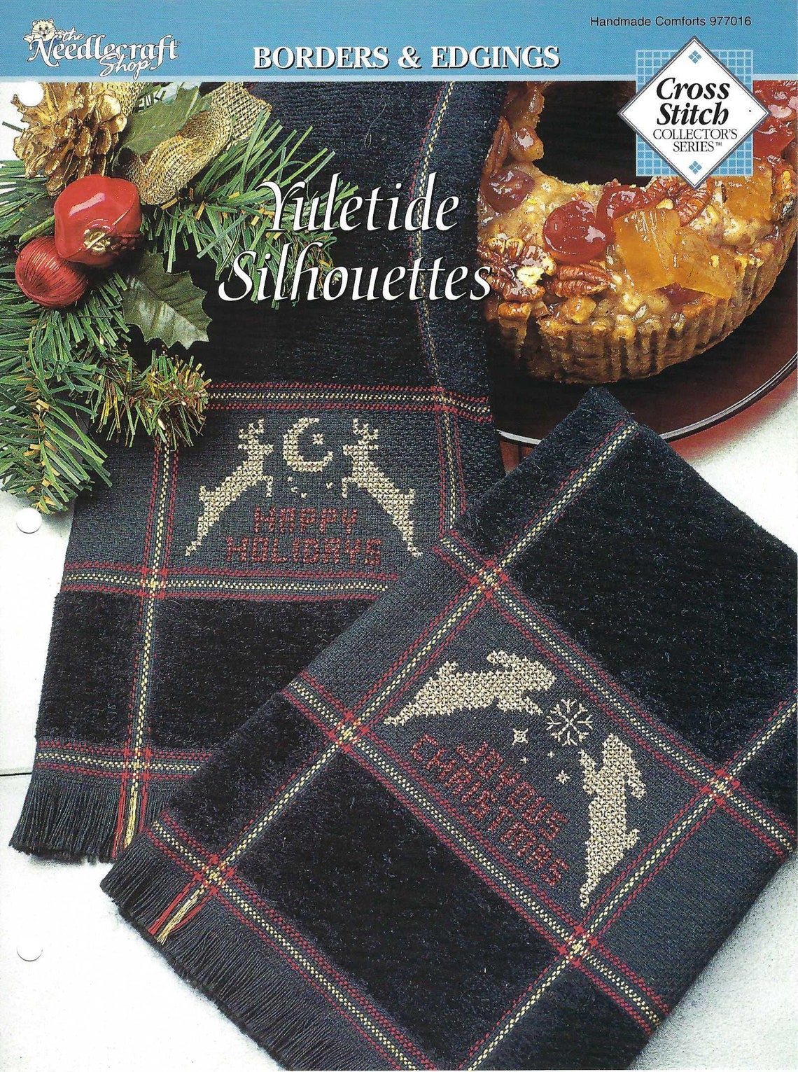 Yuletide Silhouettes Cross Stitch Pattern/the Needlecraft Shop Cross ...