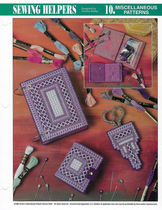 Sewing Helpers Plastic Canvas Pattern Annie's - Etsy