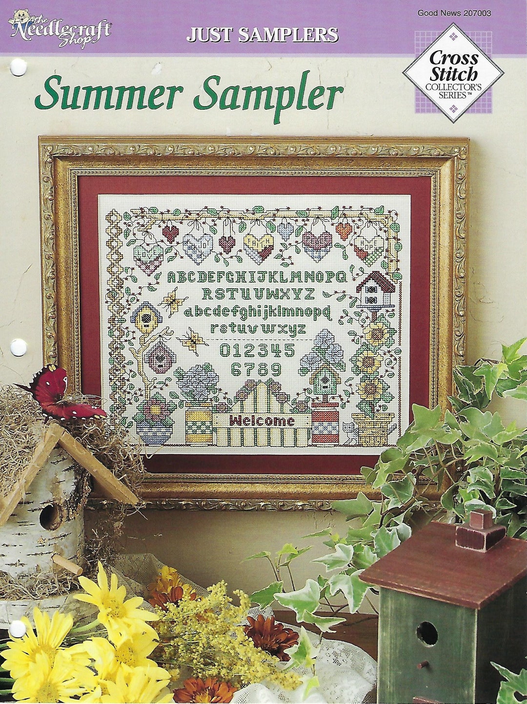 Summer Sampler Cross Stitch Pattern/the Needlecraft Shop Cross Stitch ...