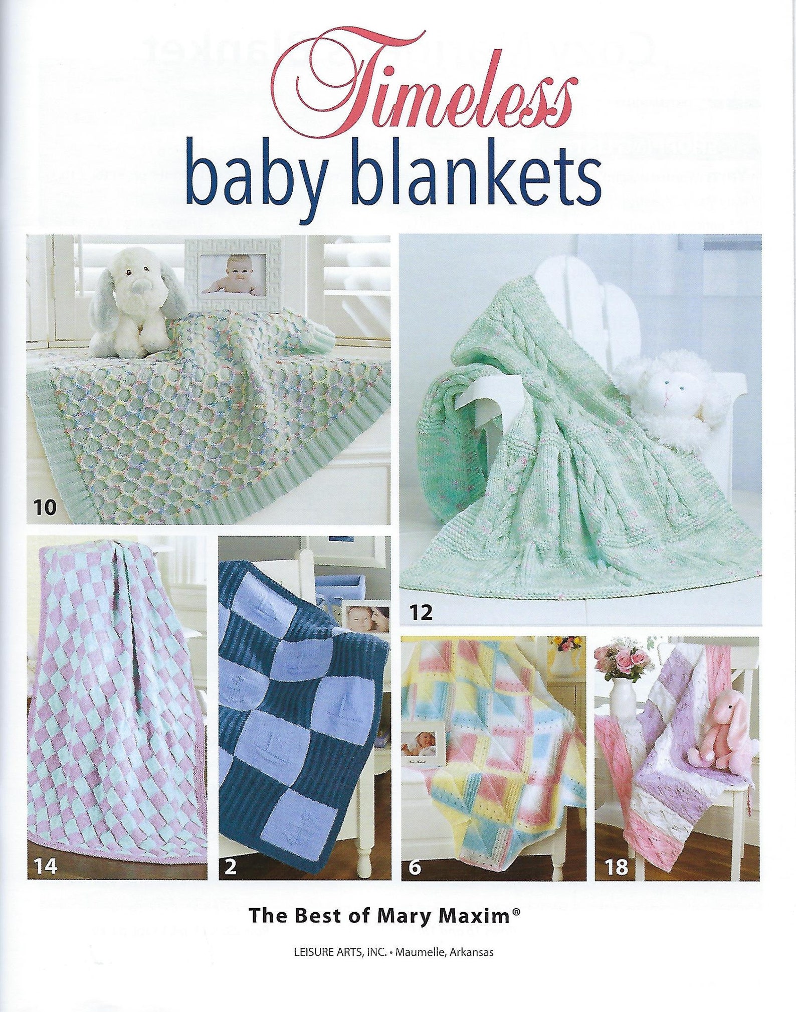 Timeless Baby Blankets Knitting Pattern Book Nursery Decor | Etsy