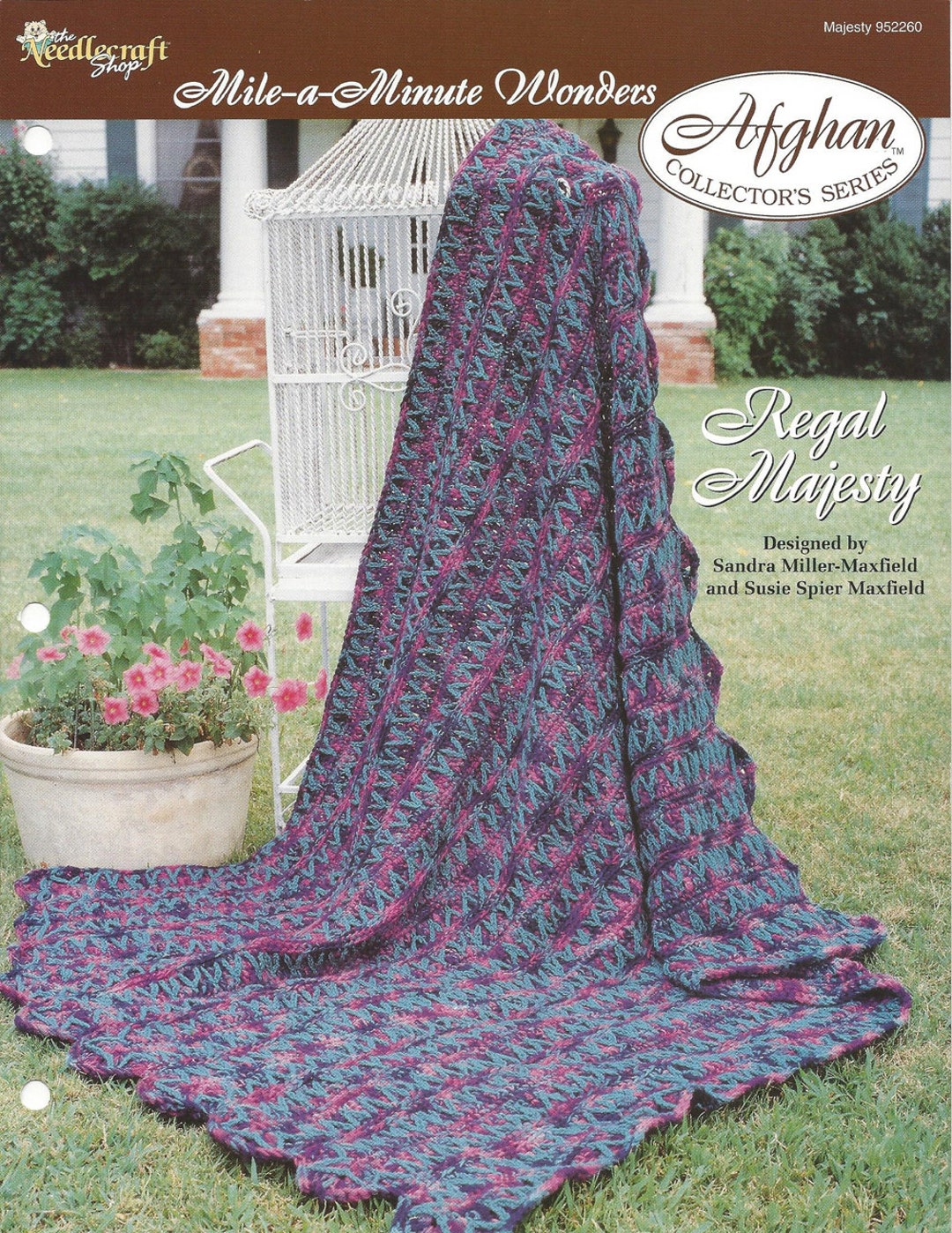 Regal Majesty Crochet Afghan Pattern/the Needlecraft Shop - Etsy
