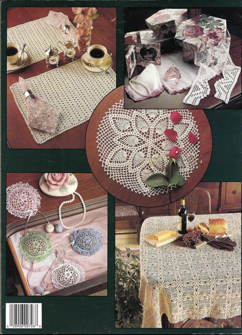 All About Thread Crochet Pattern Book Leisure Arts 726 | Etsy