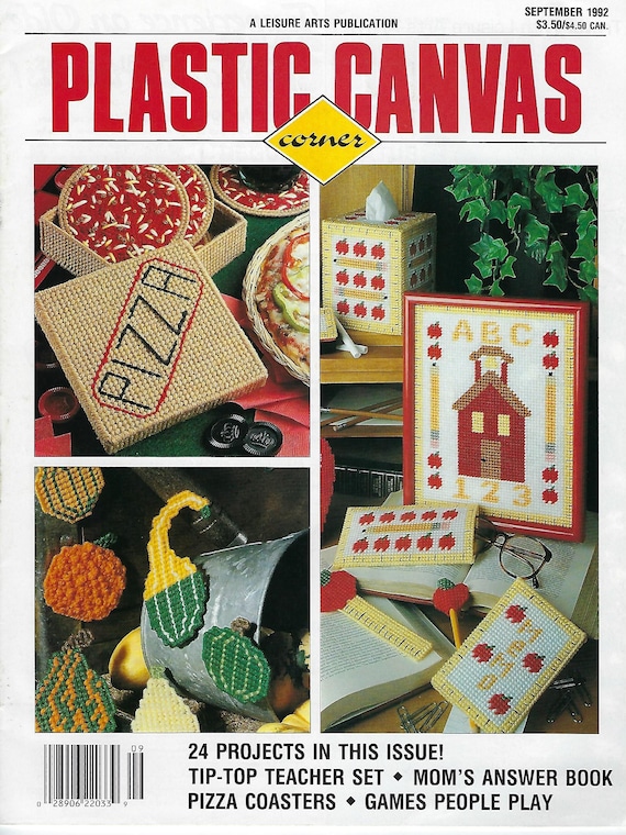 Plastic Canvas Corner Magazine Pattern Book Leisure Arts | Etsy
