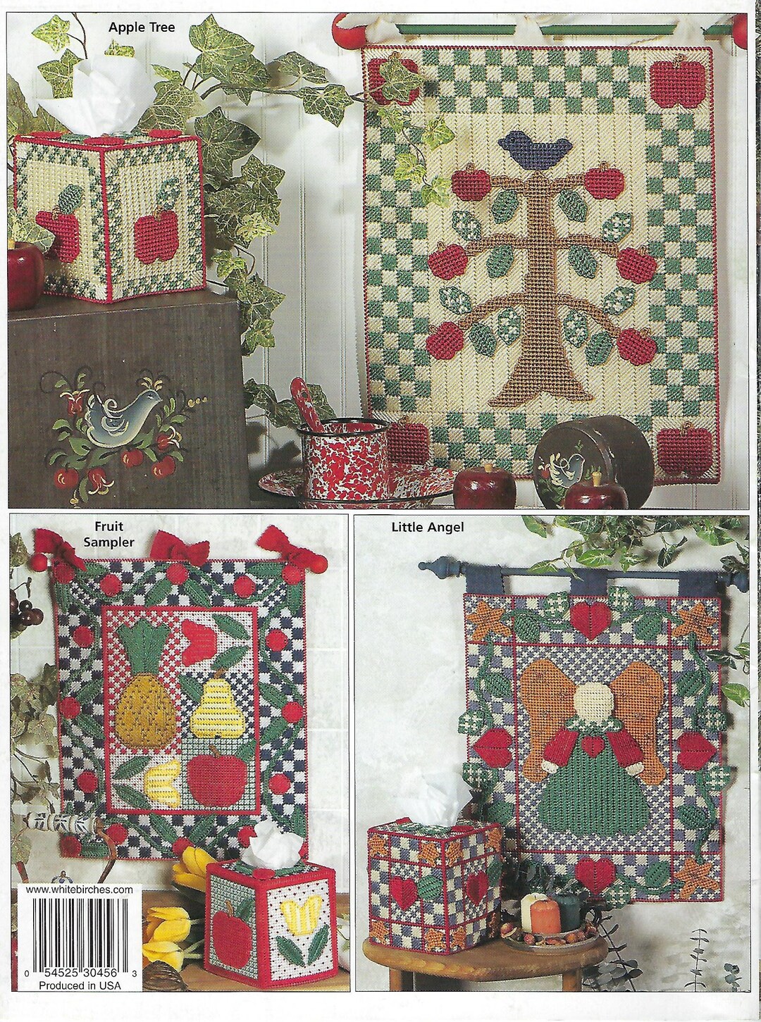 Country Quilt Block Duos Plastic Canvas Pattern Book/house of White ...