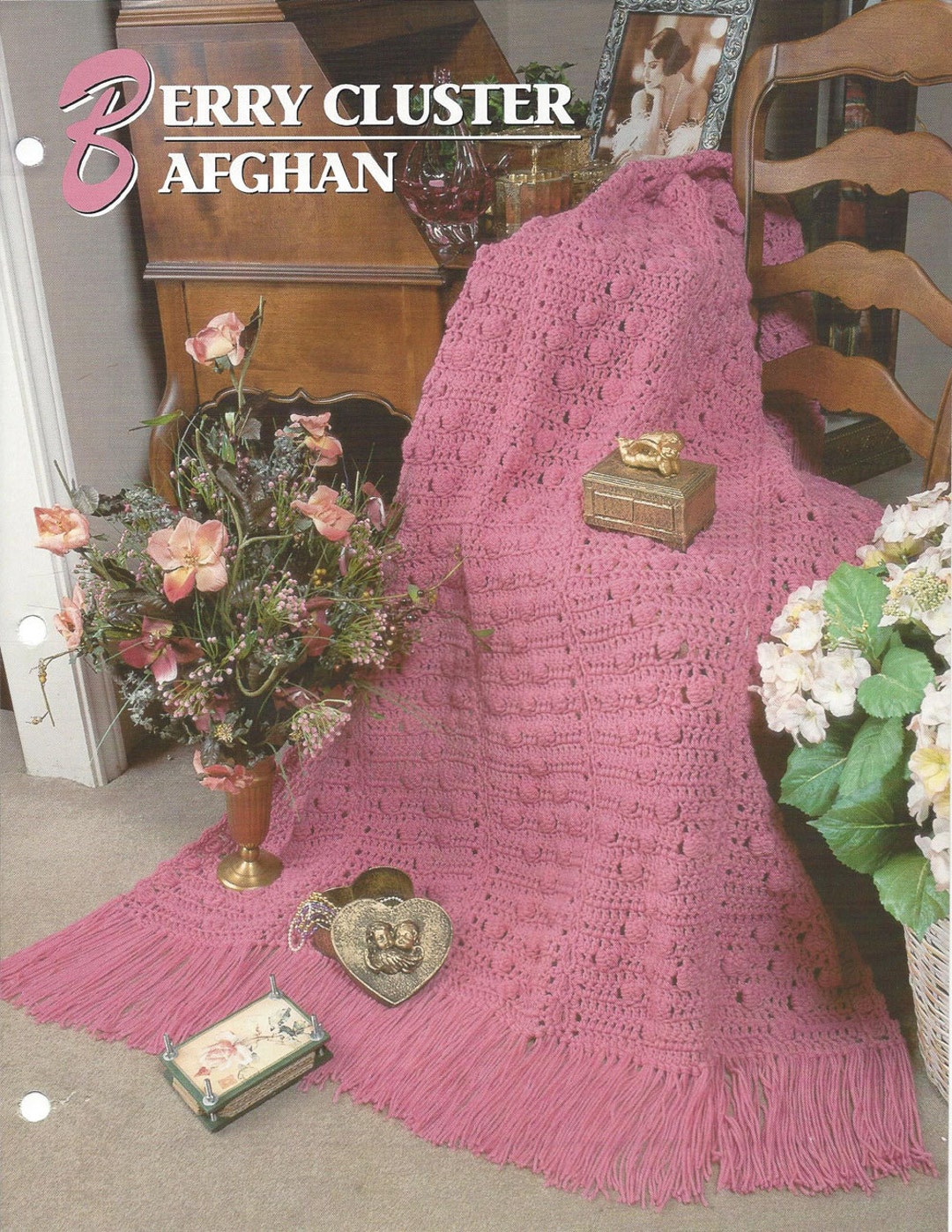 Berry Cluster Crochet Afghan Pattern/annie's Crochet Quilt & Afghan ...