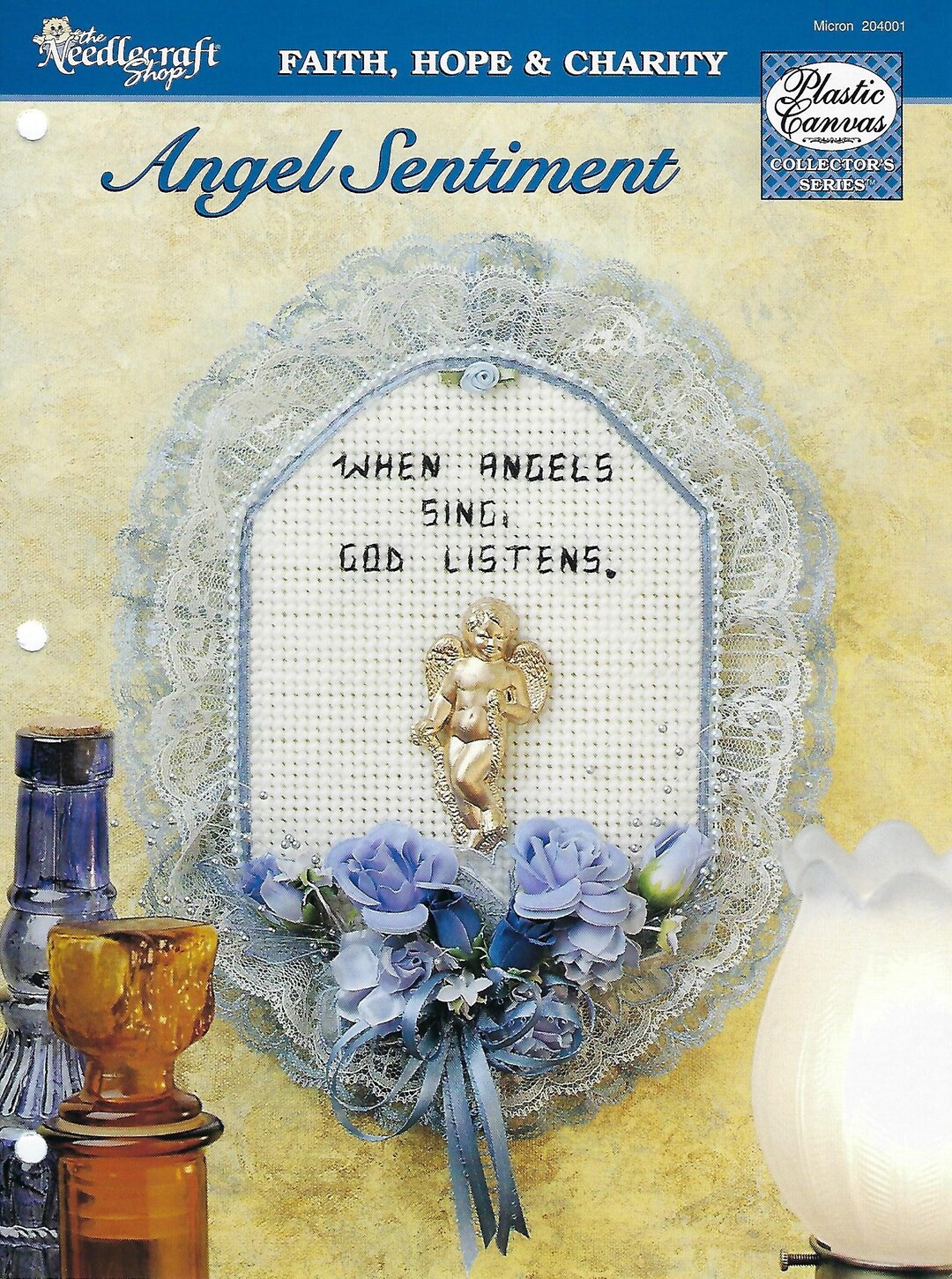 Angel Sentiment Plastic Canvas Pattern/tahe Needlecraft Shop - Etsy