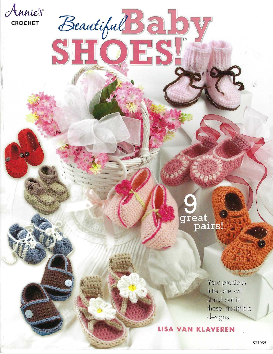 Beautiful Baby Shoes Crochet Pattern Book/annie's #871035 - Etsy