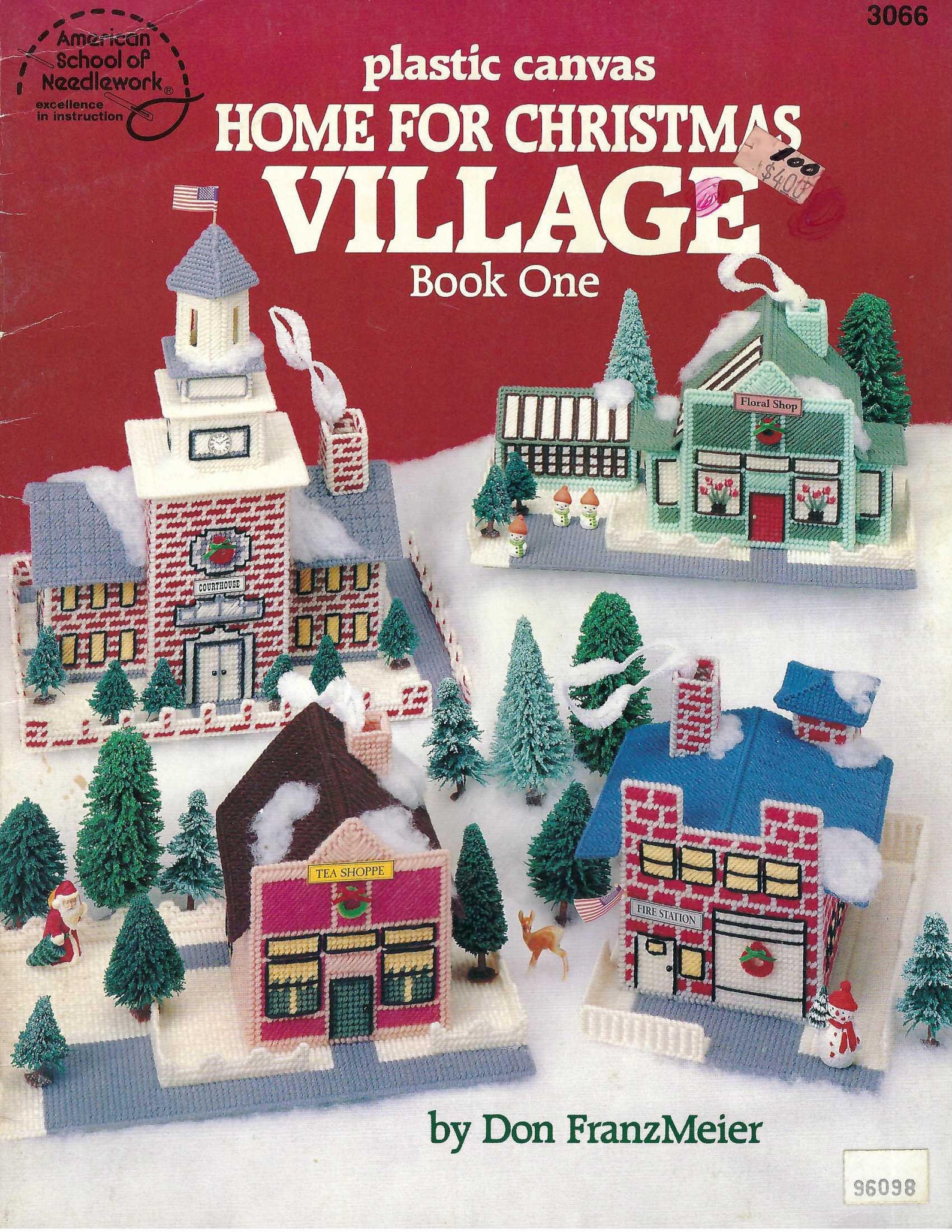 Home For Christmas Village Plastic Canvas Pattern Book One | Etsy