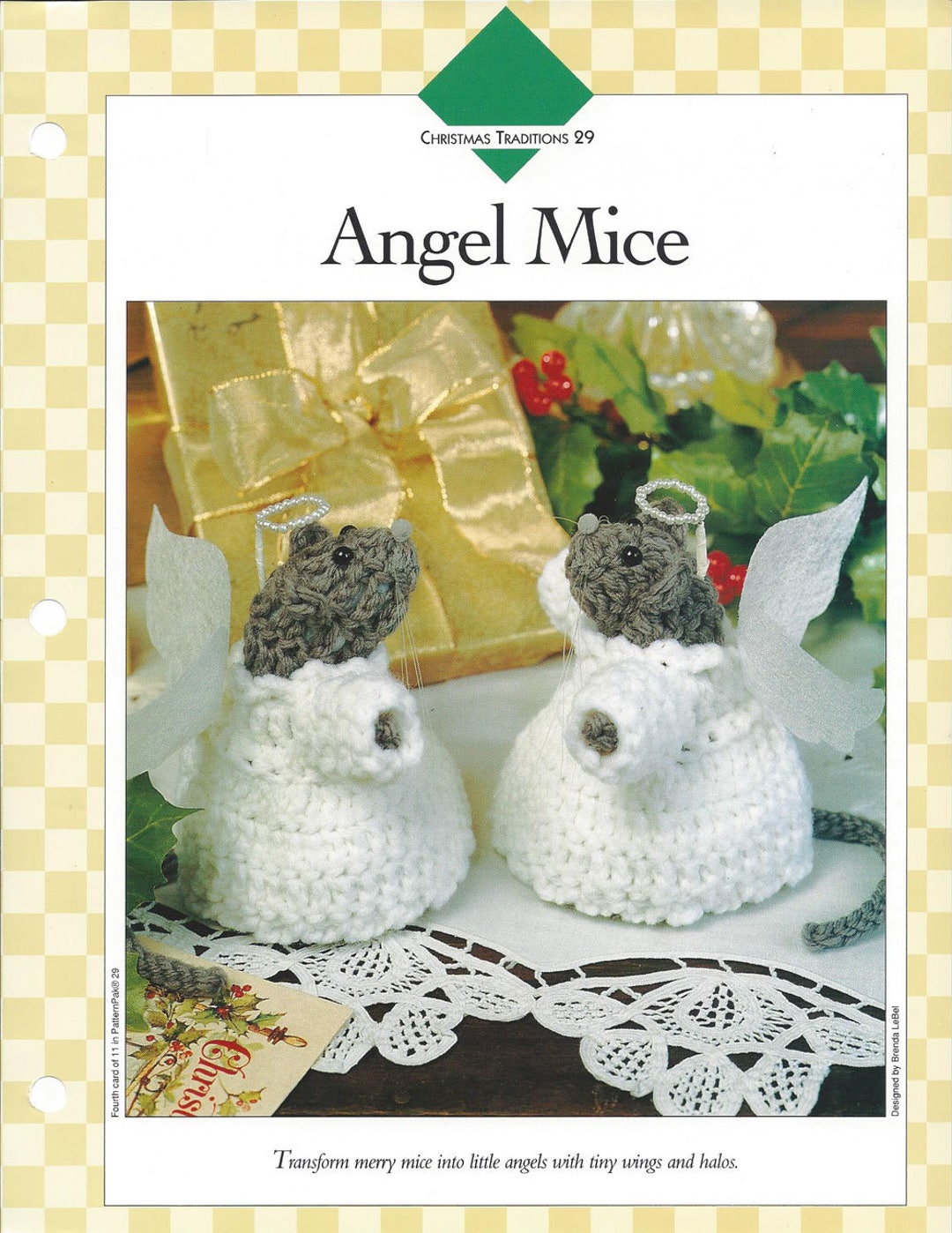 Angel Mice Crochet Pattern/vanna's Afghan & Crochet - Etsy