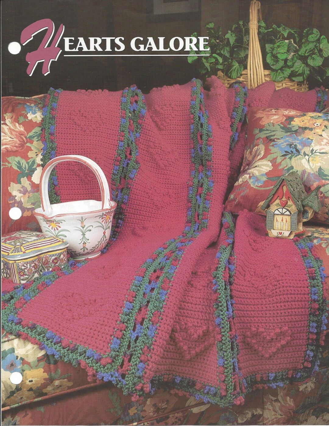 Hearts Galore Crochet Afghan Pattern Annie's Crochet Quilt Afghan ...