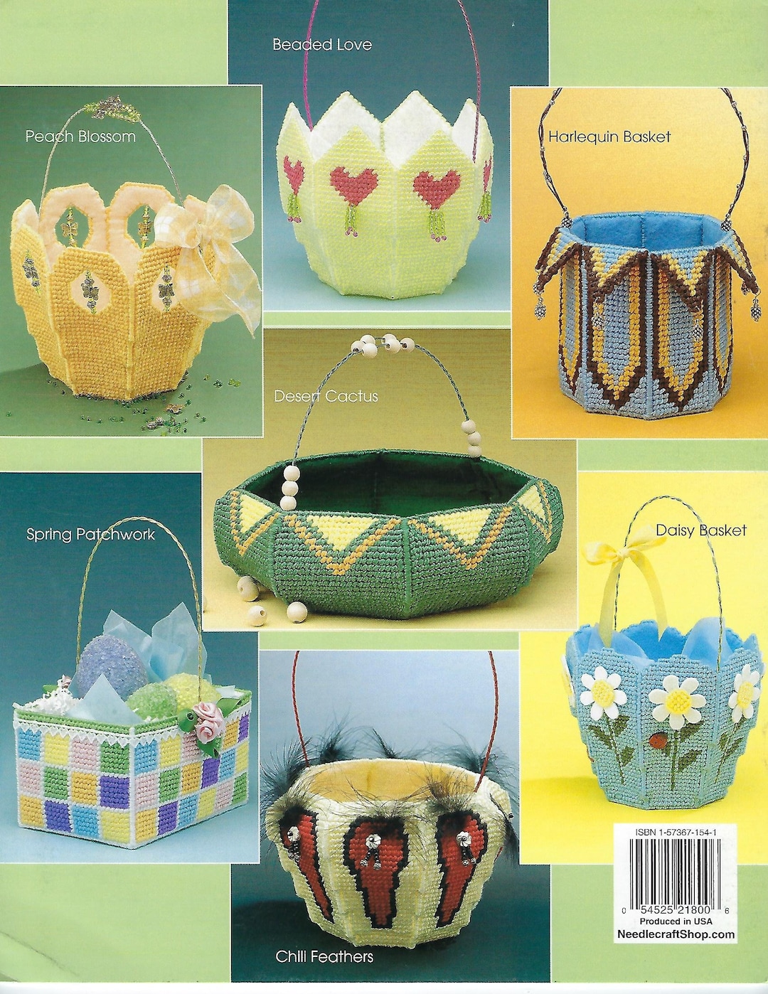 Baskets & Beads Plastic Canvas Pattern Book/the Needlecraft Shop 844331 ...