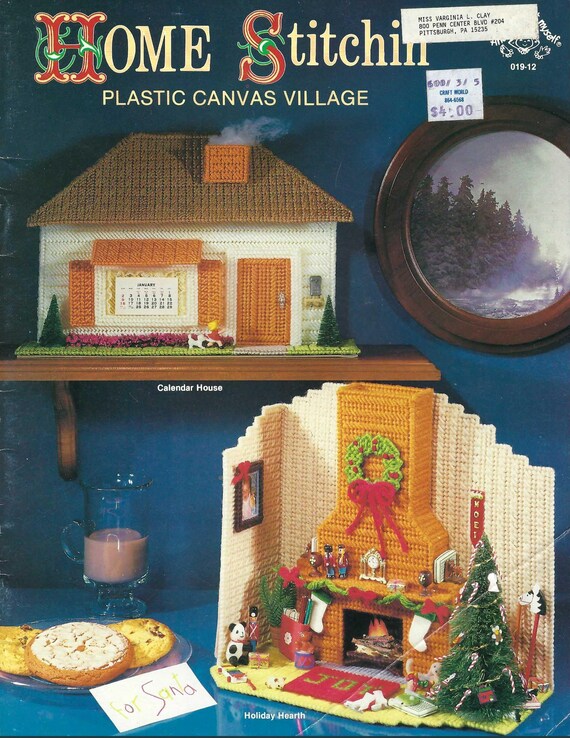 Home Stitchin Plastic Canvas Pattern Book | Etsy