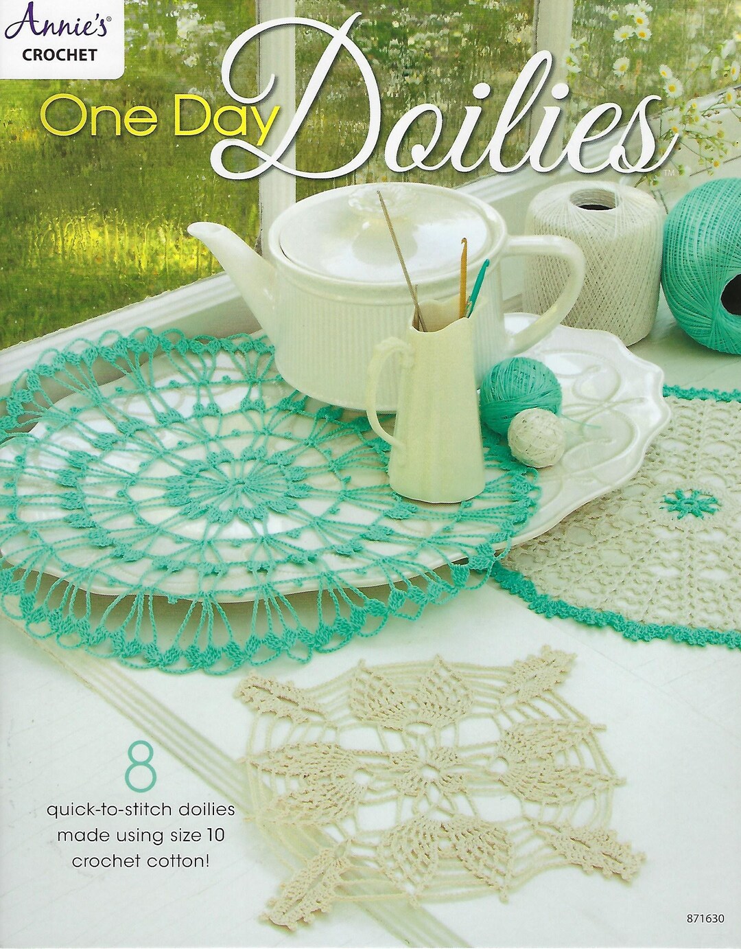 One Day Doilies Crochet Pattern Book/annie's Crochet #871630 - Etsy