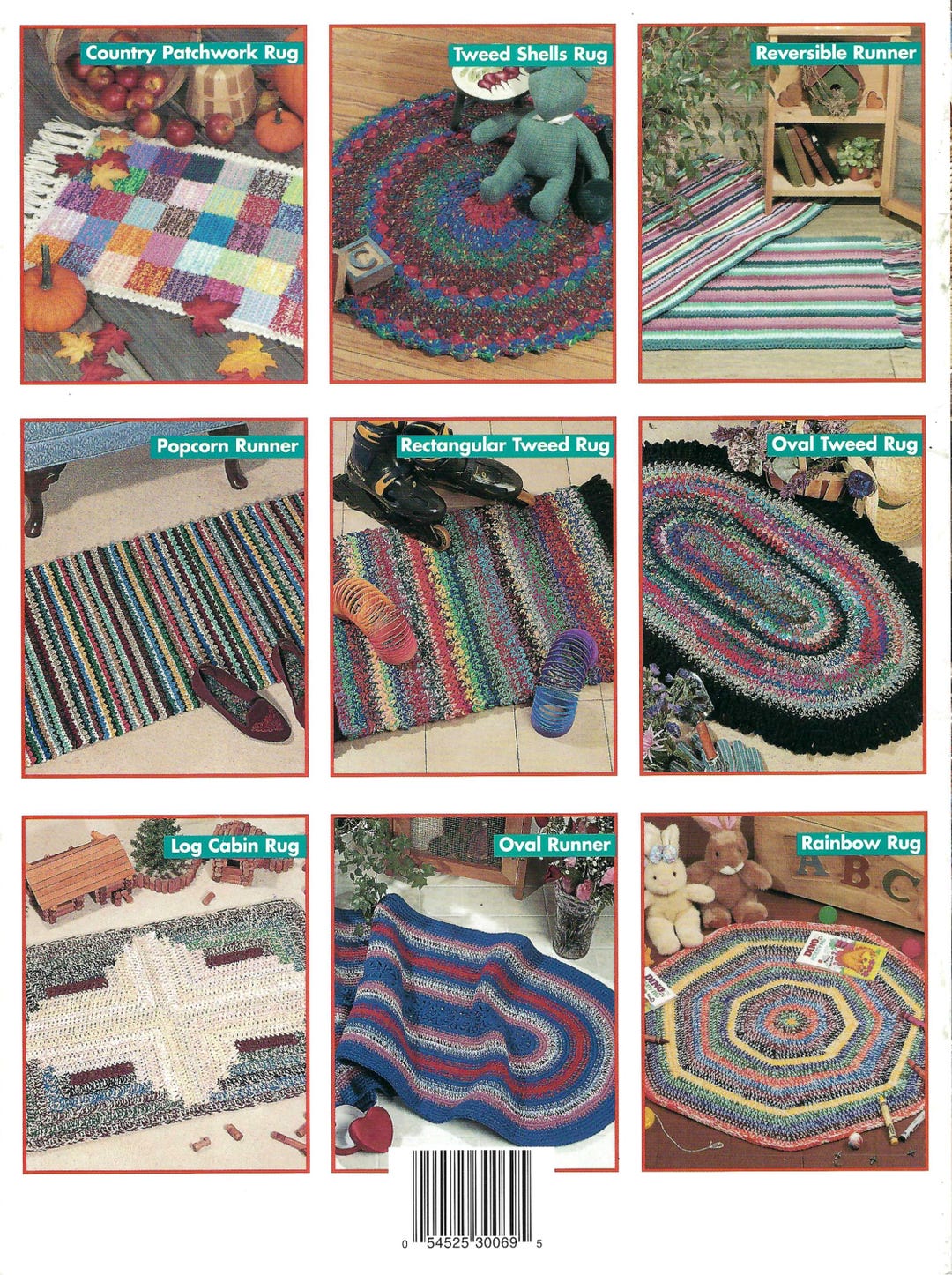Scrap Yarn Rugs Crochet Pattern Book - House of White Birches #101039 ...