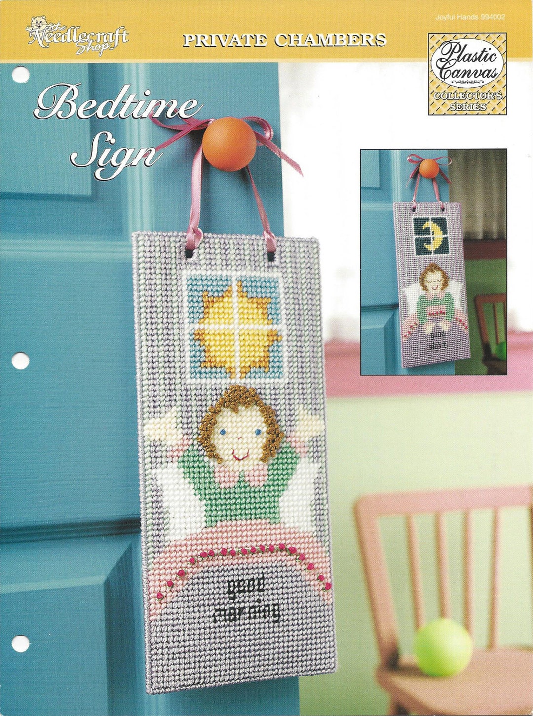 Bedtime Sign Plastic Canvas Pattern/the Needlecraft Shop - Etsy