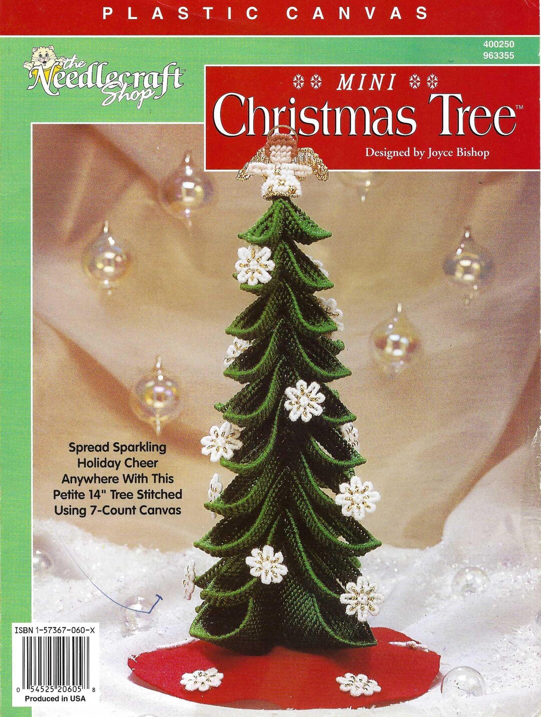 Mini Christmas Tree Plastic Canvas Pattern/the Needlecraft Shop #400250 ...