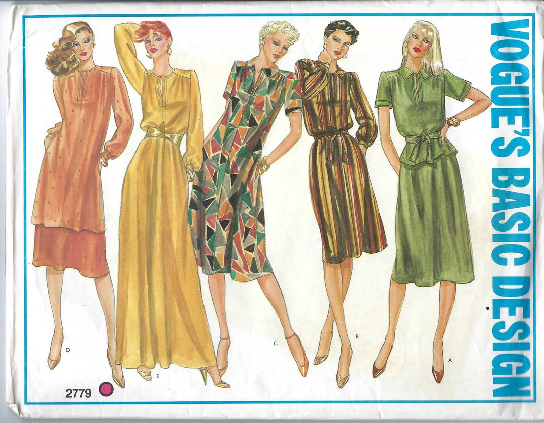 Vogue 2779 Sewing Pattern/misses Size 10/uncut Factory Folded - Etsy