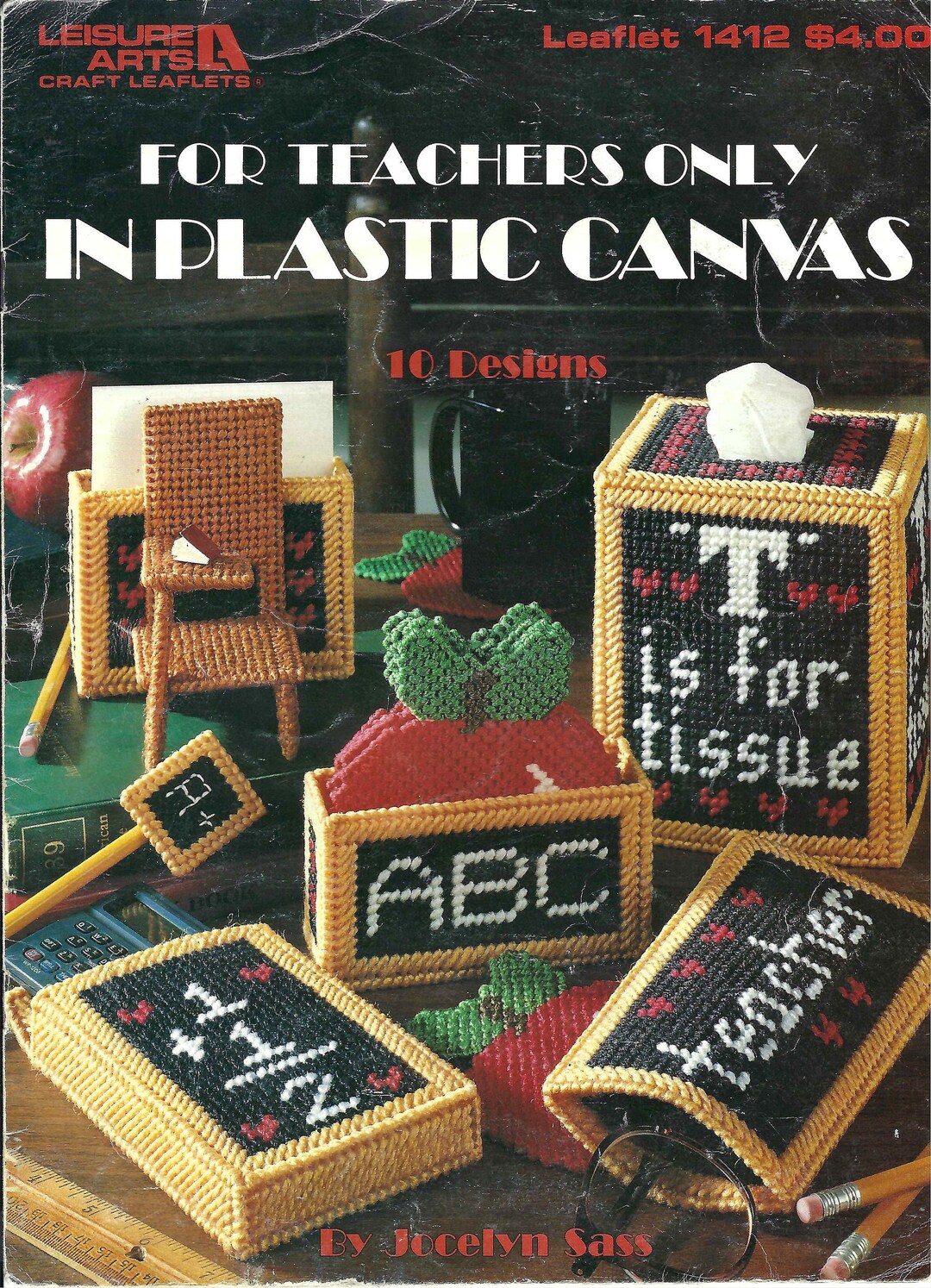 For Teachers Only Plastic Canvas Pattern Book/leisure Arts #1412 - Etsy