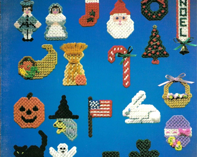 Holiday Magnets Plastic Canvas Pattern Booklet/leisure Arts 246 - Etsy