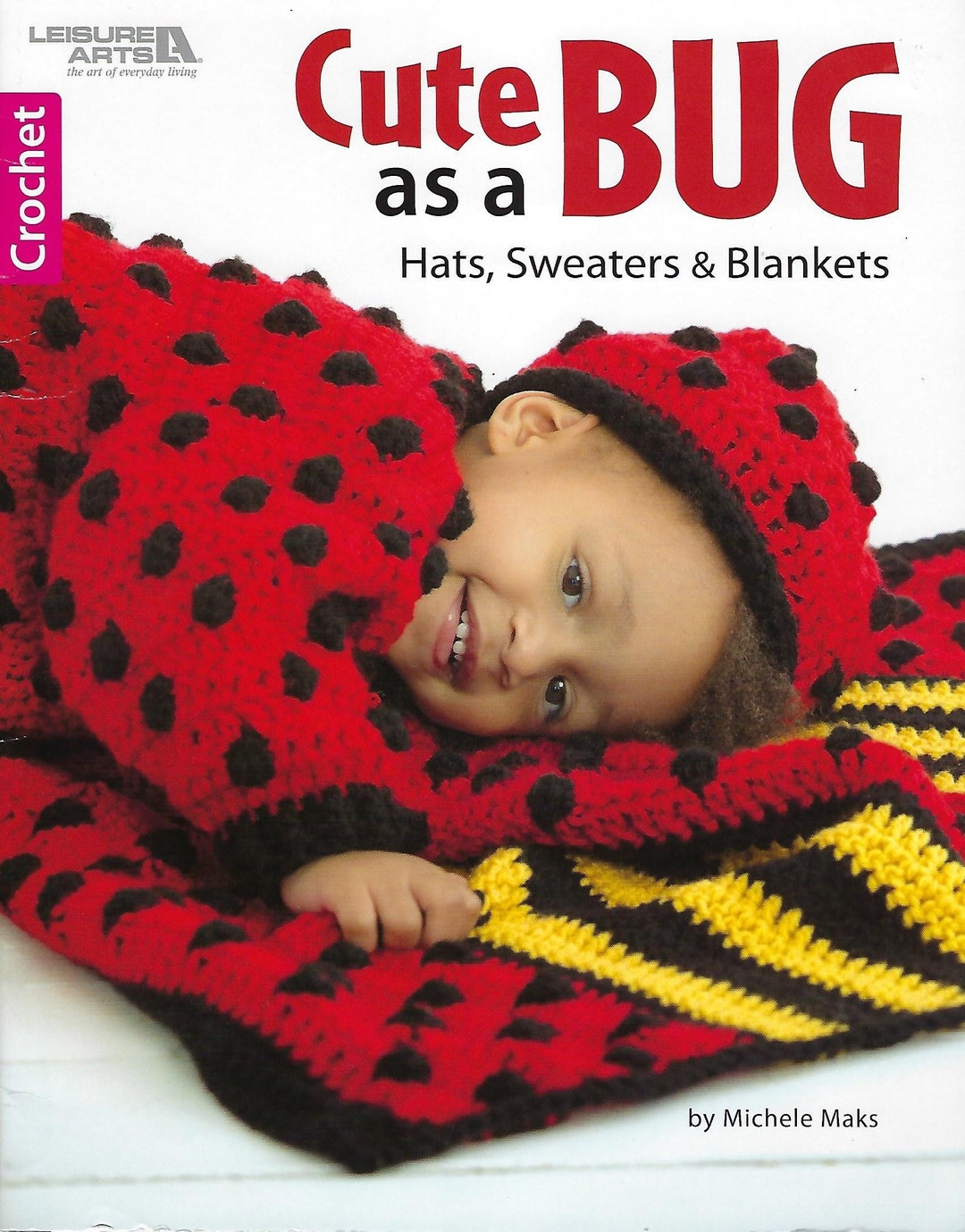 Cute as A Bug Crochet Pattern Book/leisure Arts #7102 - Etsy
