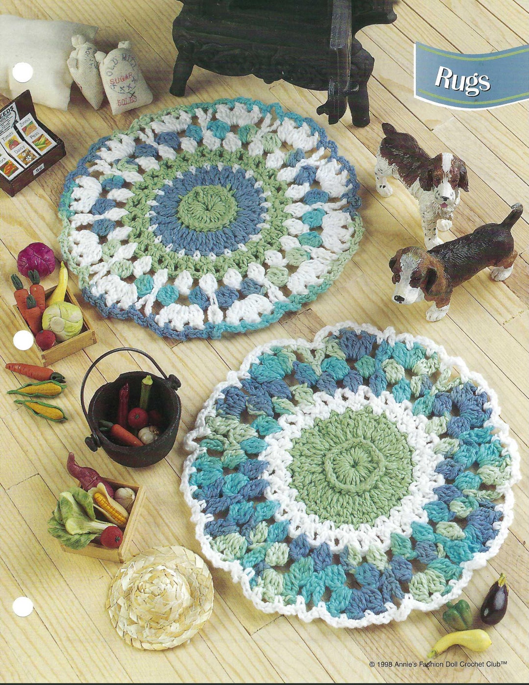 Rugs Crochet Pattern/annie's Crochet Fashion Doll - Etsy
