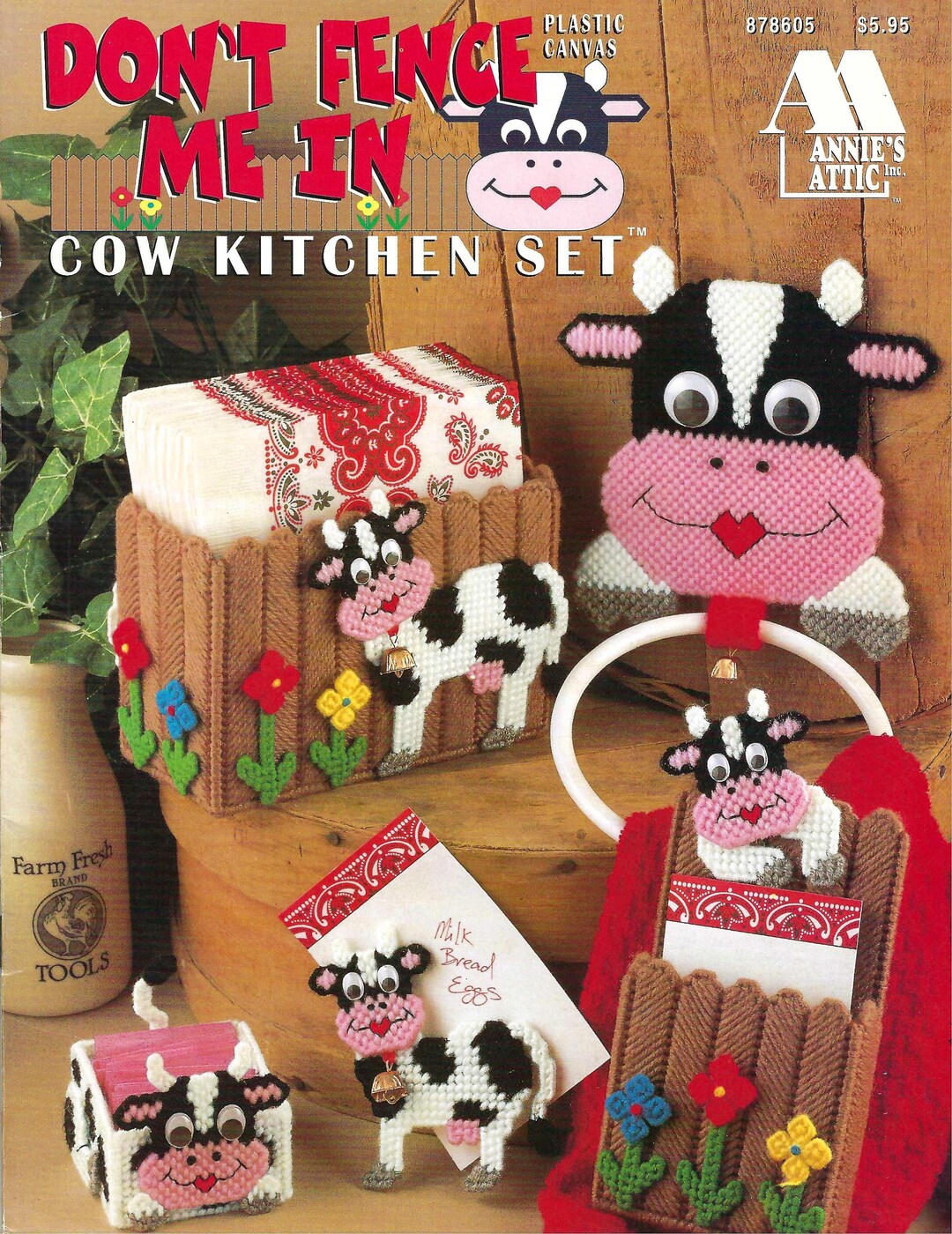 Don't Fence Me in Plastic Canvas Pattern - Annie's Attic #878605 - Etsy
